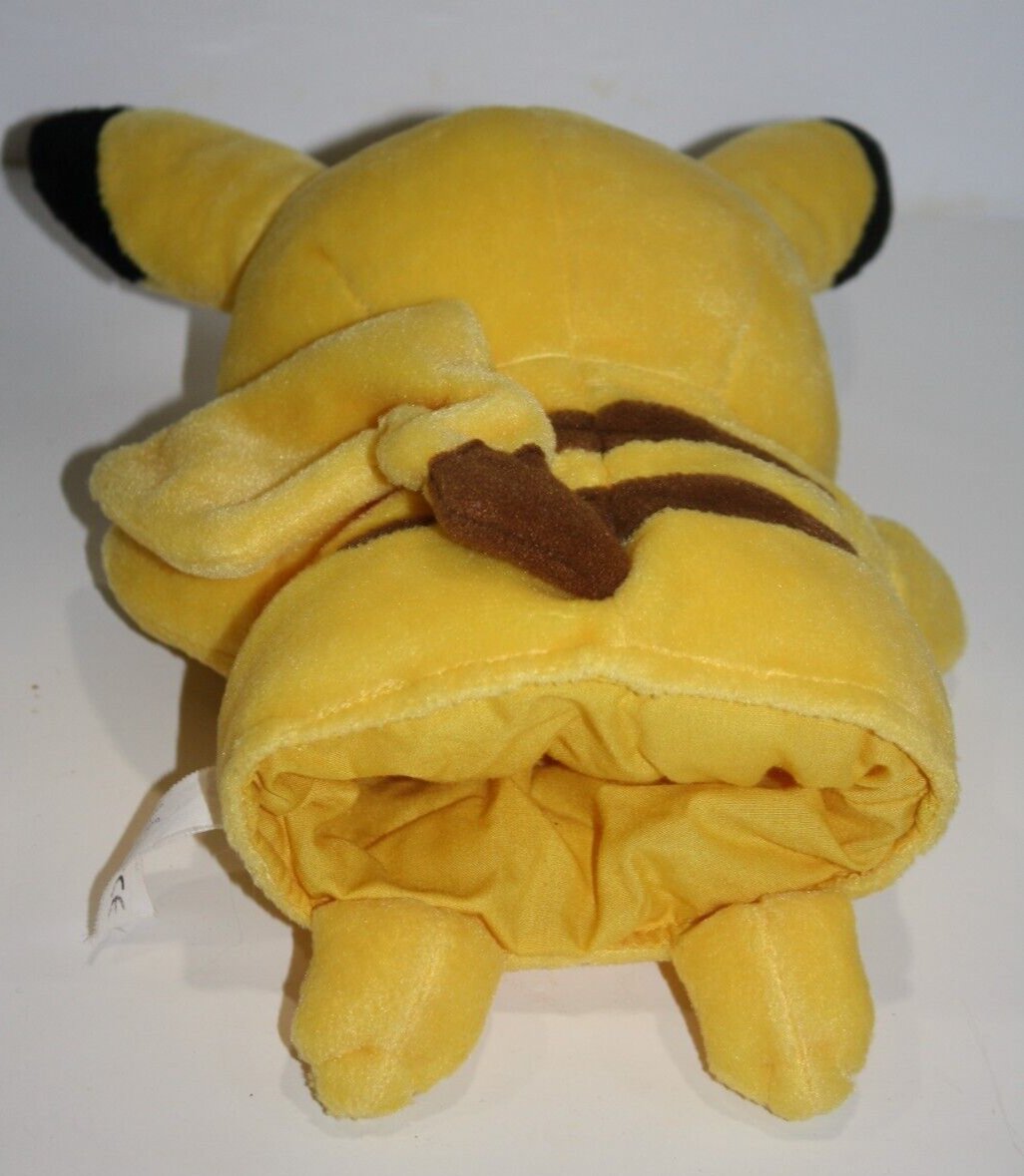 Pikachu Pokémon Hand Puppet 11" Omega Toy Soft Plush Yellow Stuffed ...