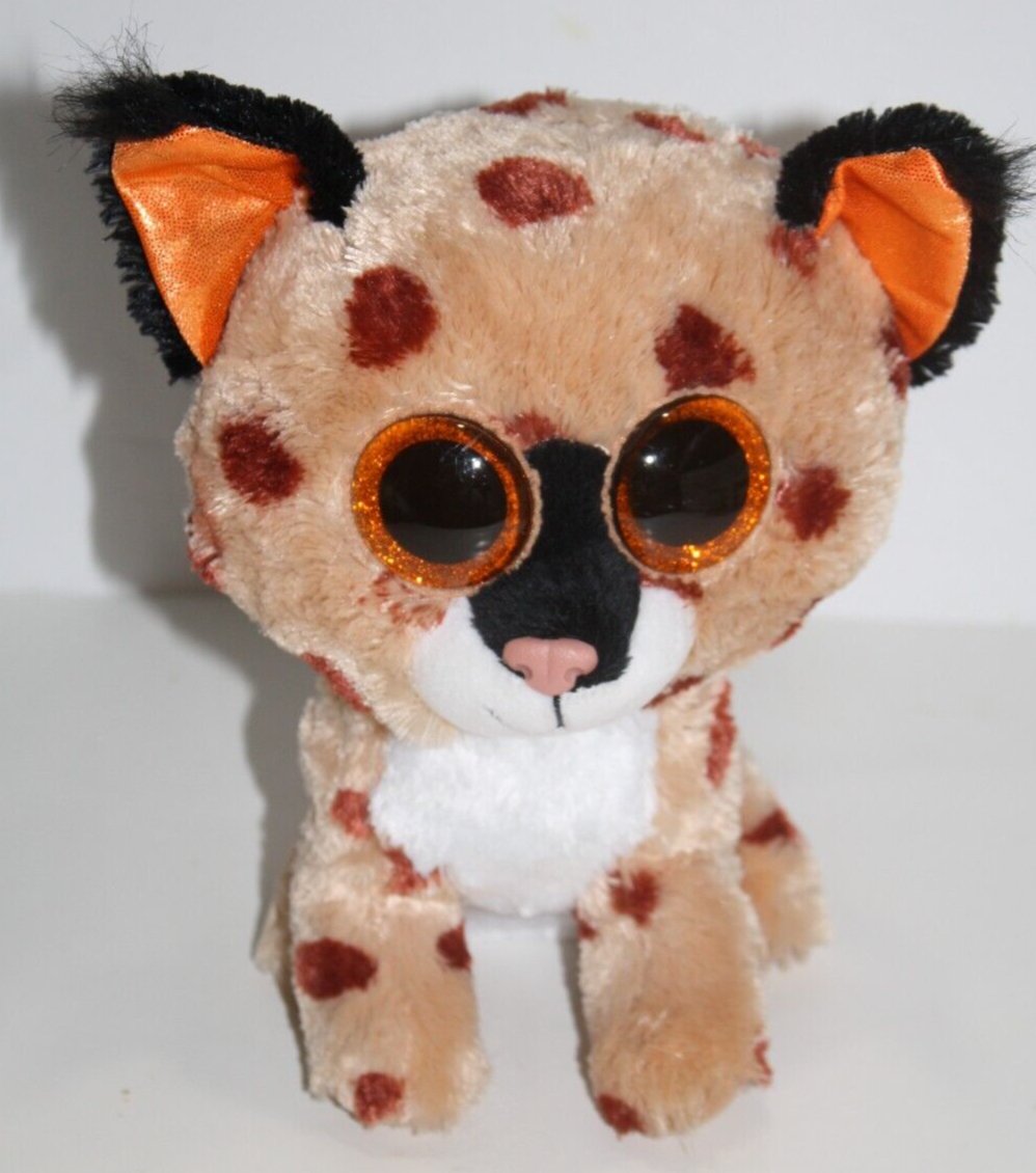Ty Beanie Baby Boos Cat 8" Buckwheat Lynx Medium Stuffed Animal Plush ...