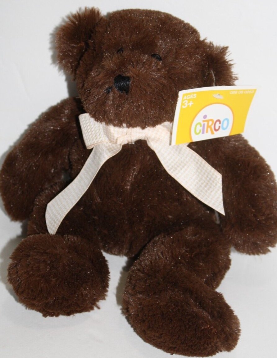 Circo Teddy Bear 12" Brown Plush Target Stuffed Animal Soft Toy Beige ...
