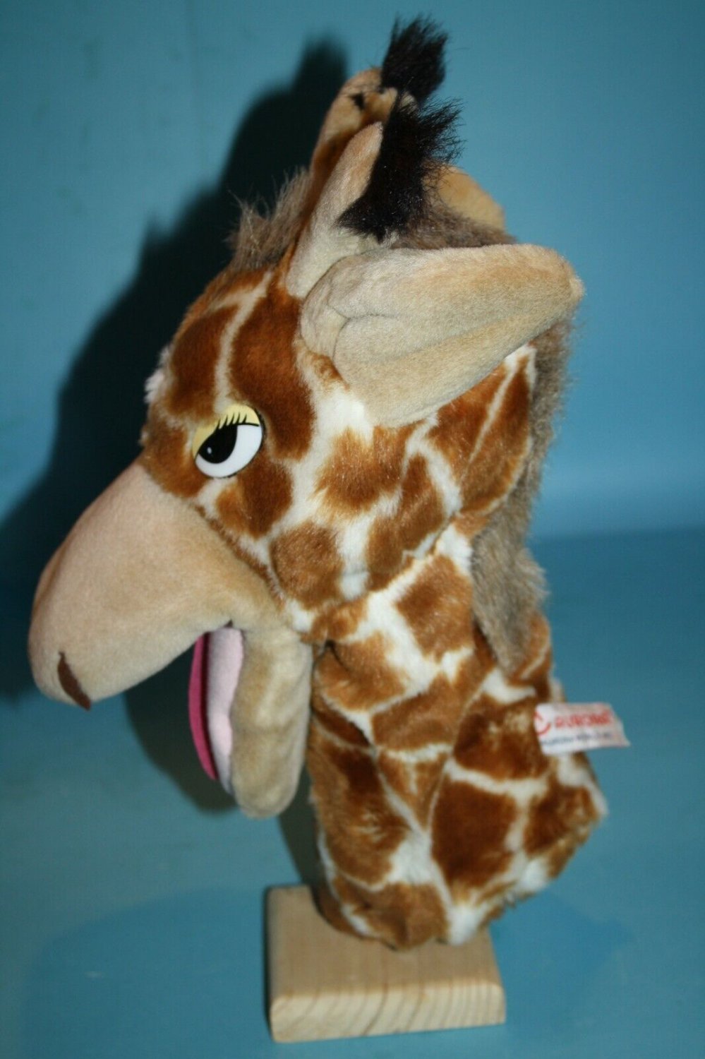 Aurora Giraffe Hand Puppet 11" Stuffed Animal Plush Zoo Soft Toy ...