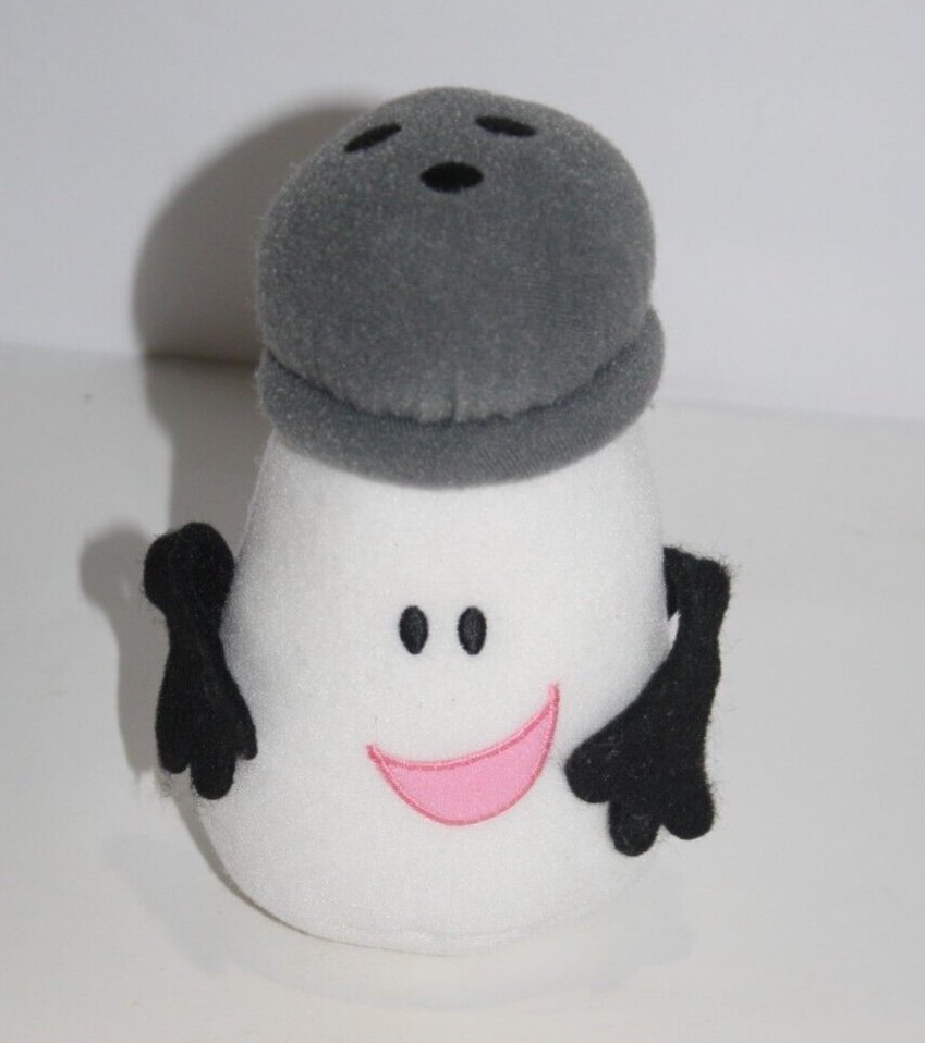 Blues Clues Mr Salt Shaker Rattle 6" Soft Toy Plush Stuffed Small Eden ...