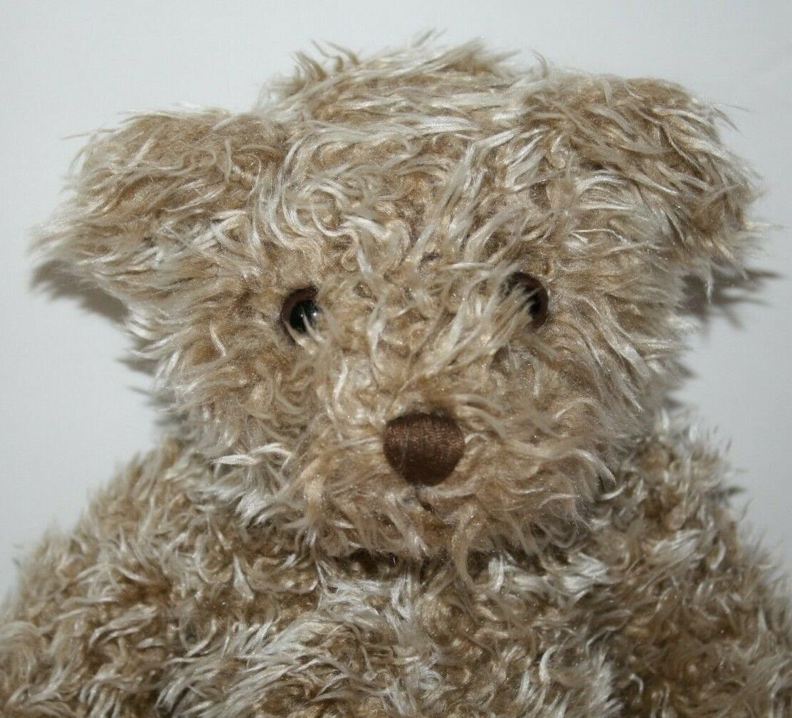Chandler Teddy Bear 12" Beige Plush Stuffed Furry Scruffy Fur Soft Toy ...