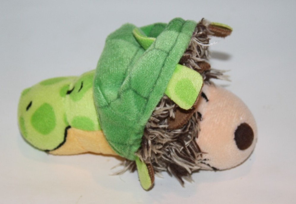 Mini Flip a Zoo Plush 5" Hanna Hedgehog Tito Turtle Stuffed Plush Toy ...