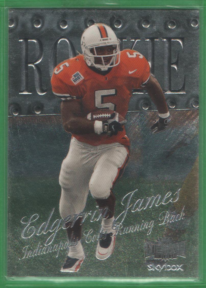 1999 Edgerrin James 7 Card Rookie RC Lot Colts Cardinals Seahawks