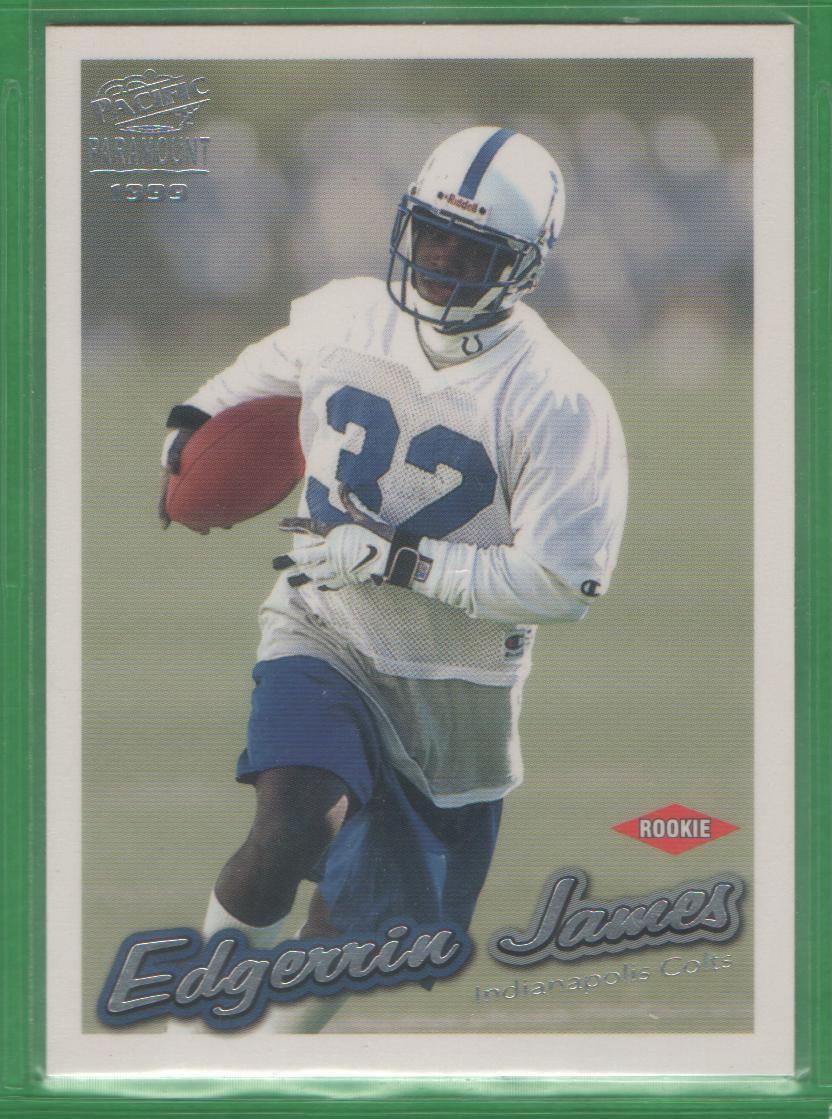 1999 Edgerrin James 7 Card Rookie RC Lot Colts Cardinals Seahawks