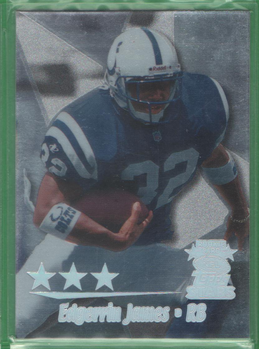 1999 Edgerrin James 7 Card Rookie RC Lot Colts Cardinals Seahawks