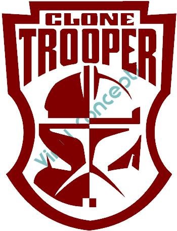 Clone Trooper Badge Star Wars Sith Imperial Logo Decal Sticker