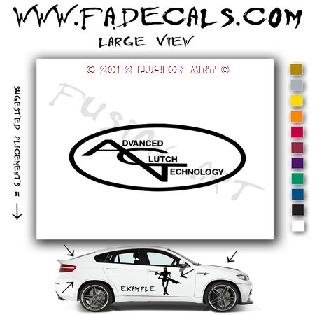 ACT Advanced Clutch Aftermarket Logo Die Cut Vinyl Decal Sticker
