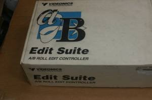 VIDEONICS AB-1 Video EDIT SUITE A/B ROLL CONTROLLER VCR