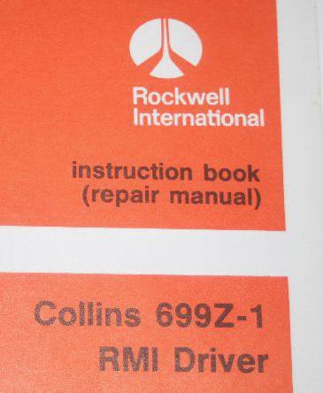 Rockwell Collins 699Z-1 RMI Driver Instruction/Repair manual