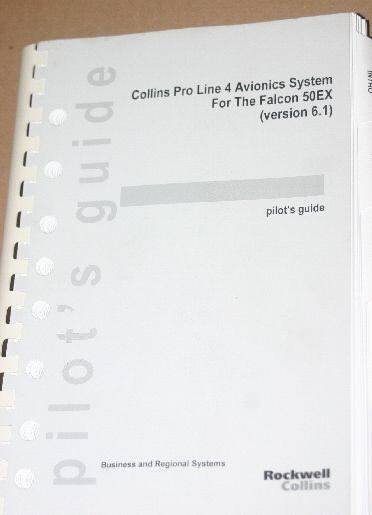 Rockwell Collins Pro-Line 4 Avionics system Falcon 50EX 6.1 Pilot's ...