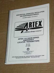 Artex 110-6/100HM series Emergency Locator ELT Manual
