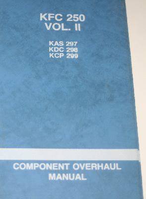 Bendix King KFC-250 KFC250 KAS297 KDC 298 KCP299 Maint/overhaul Manual