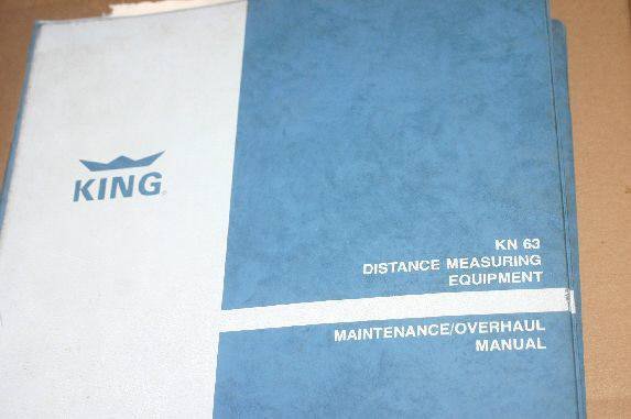 Bendix King KN63 DME Installation/Maintenance/overhaul Manual KN-63