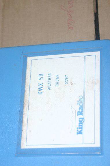 Bendix King KWX-58 Weather Radar maintenance/overhaul Manual Allied