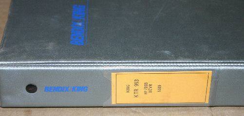 Allied Signal Bendix King KTR-993 HF/SSb Transceiver Install/Maint Manual