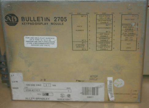 AB 2705-k11c1 Redi Operator Interface Panel Allen Bradley RediPanel ...