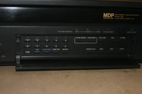 Sony MDP-455 Laser Disc Player W THX EXC Works Great Loads and plays CD ...