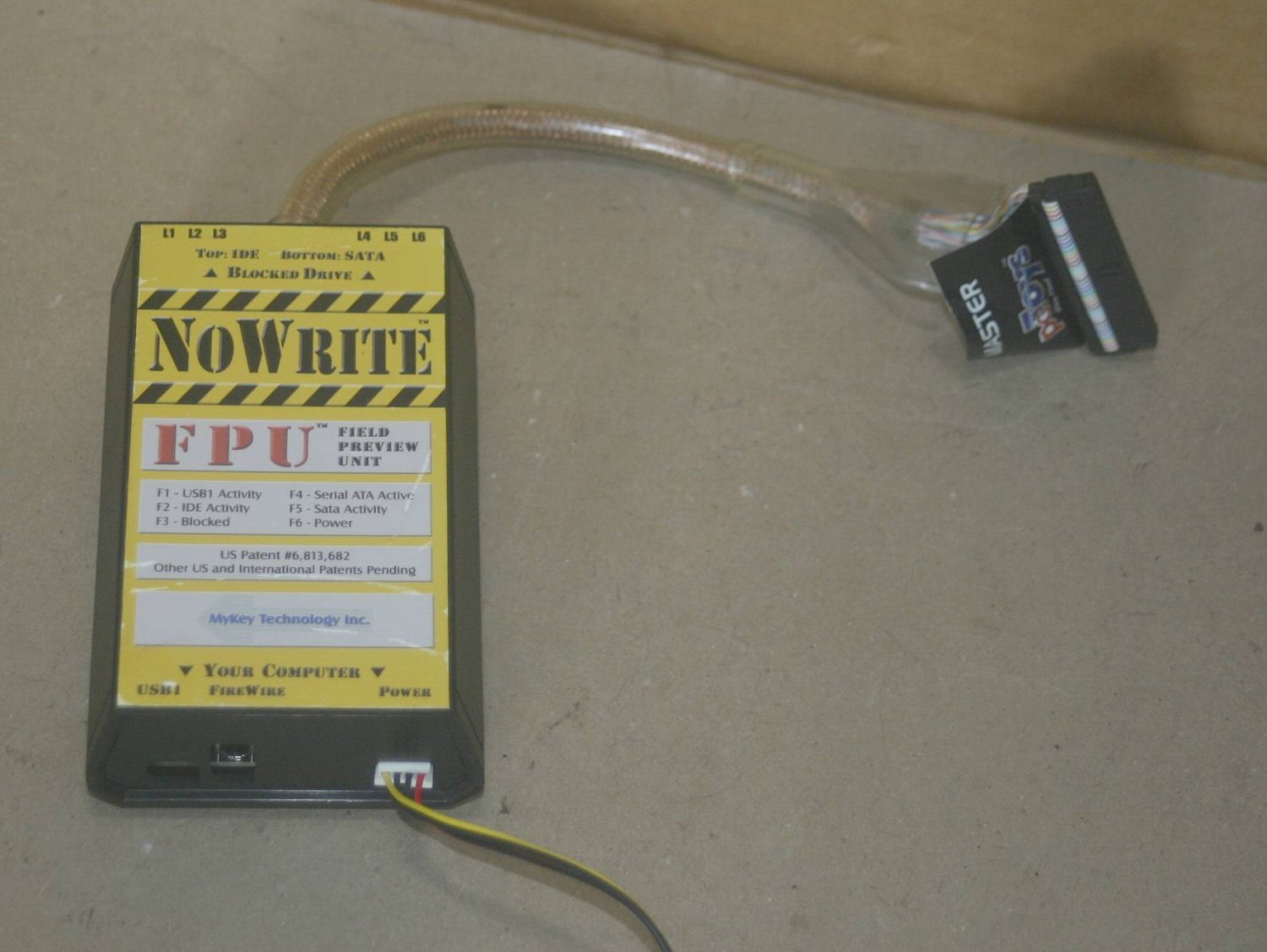 Mykey Nowrite FPU Field Preview Unit SATA Computer Forensic Data Write ...