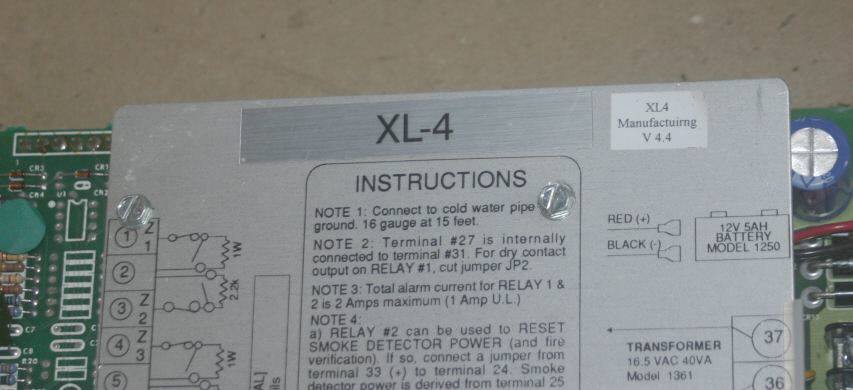 Honeywell HSC FBII XL4 72-zone Alarm Panel card motherboard Processor