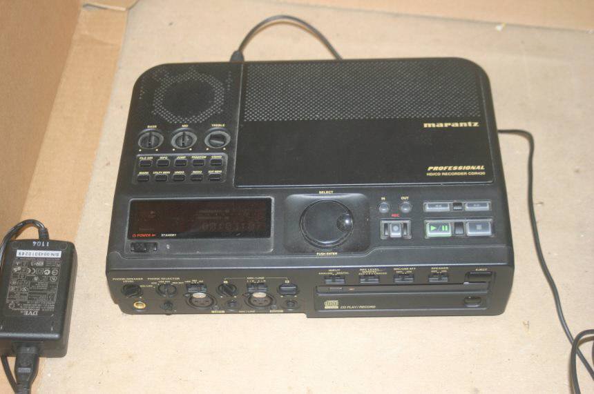 Marantz CDR420 PRO HD/CD Audio Recording System MP3 WAV Digital Analog ...