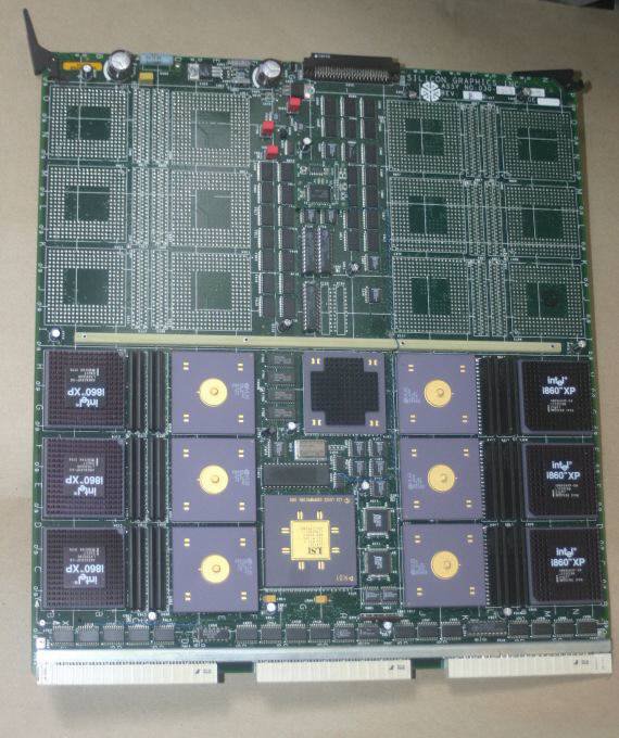 Silicon Graphics GE10V Geometry Engine for VTX graphics Card 030-0363 ...