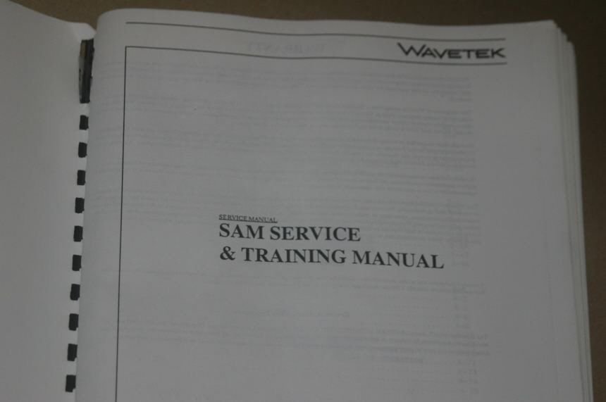 Wavetek SAM Signal analyzer meter Service Maintenance Techincal Manual