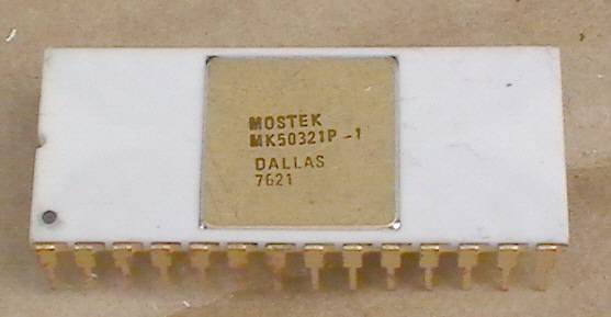 NOS RARE Mostek MK50321P-1 Microprocessor Integrated Circuit IC Gold ...