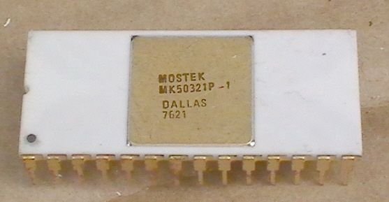 NOS RARE Mostek MK50321P-1 Microprocessor Integrated Circuit IC Gold ...
