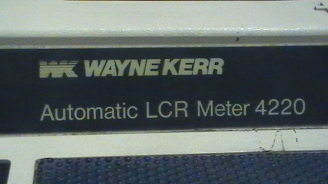 Wayne Kerr WKL 4220 Auto LCR Bridge Meter Capacitance Resistance RCL 4225