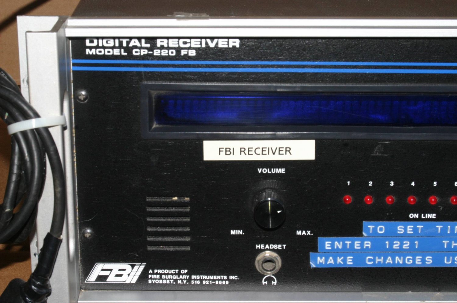 Honeywell HSC FBII CP-220 FB Fire Burglary Digital Central Station Receiver