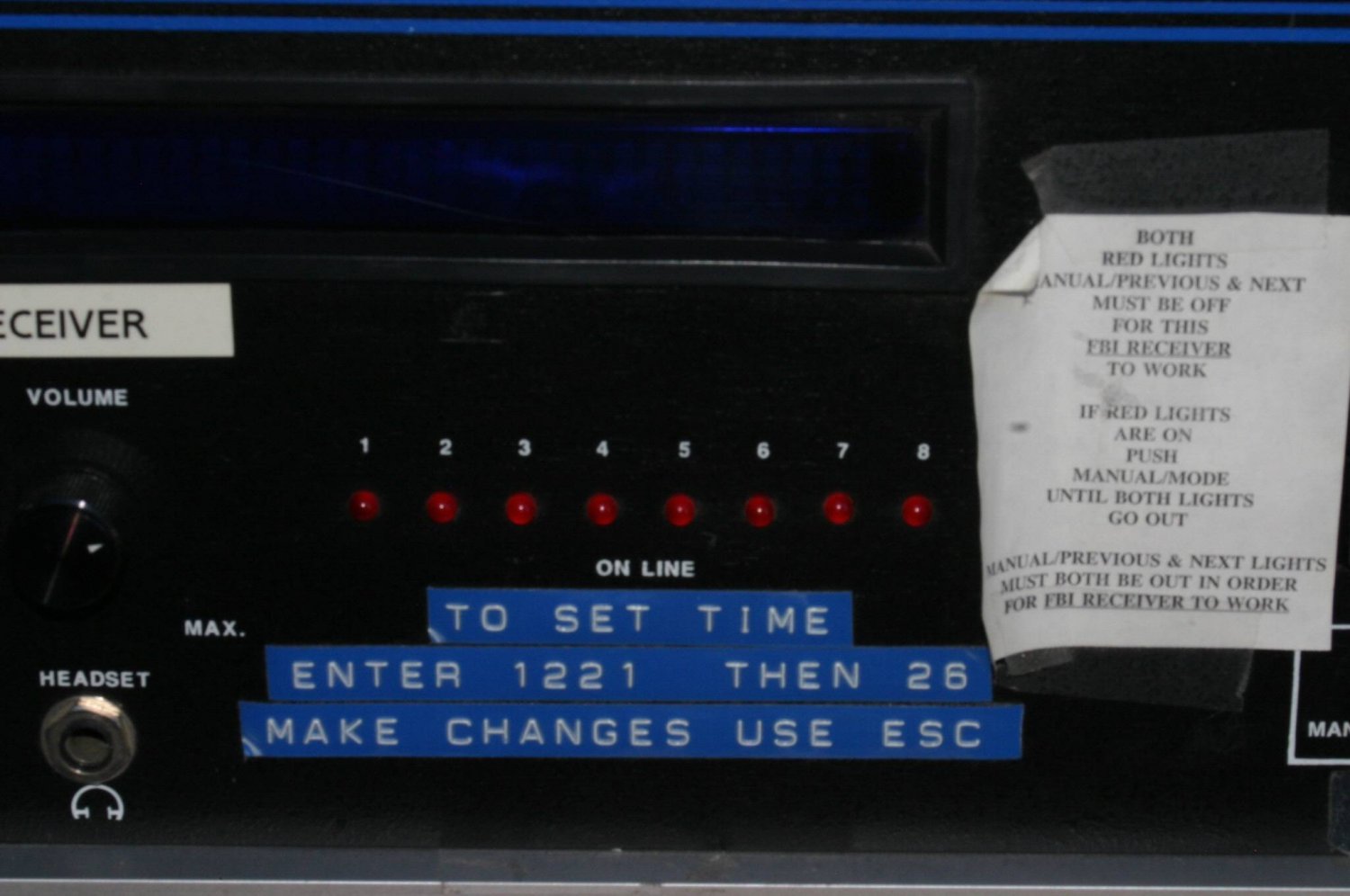 Honeywell HSC FBII CP-220 FB Fire Burglary Digital Central Station Receiver