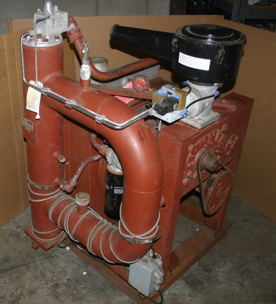 BAUER ROTORCOMP Rota 3B AIR COMPRESSOR SCREW HP Verdichter 5400RPM ...