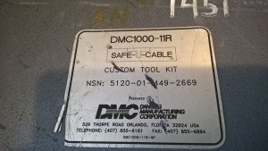 DMC .040 ROTARY SAFE-T-CABLE TOOL KIT 5120-01-449-2669 DMC1000-11R SCTR407