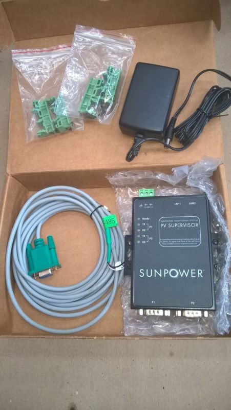 NEW SUNPOWER COMMERCIAL PV SUPERVISOR MONITORING SYSTEM SMS-PVS20R1 NIB