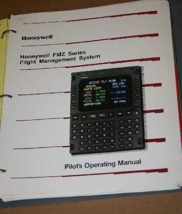 Honeywell FMZ Series Flight Management System Pilot's Operating manual ...