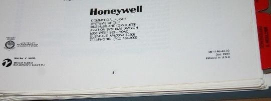 Honeywell FMZ Series Flight Management System Pilot's Operating manual ...