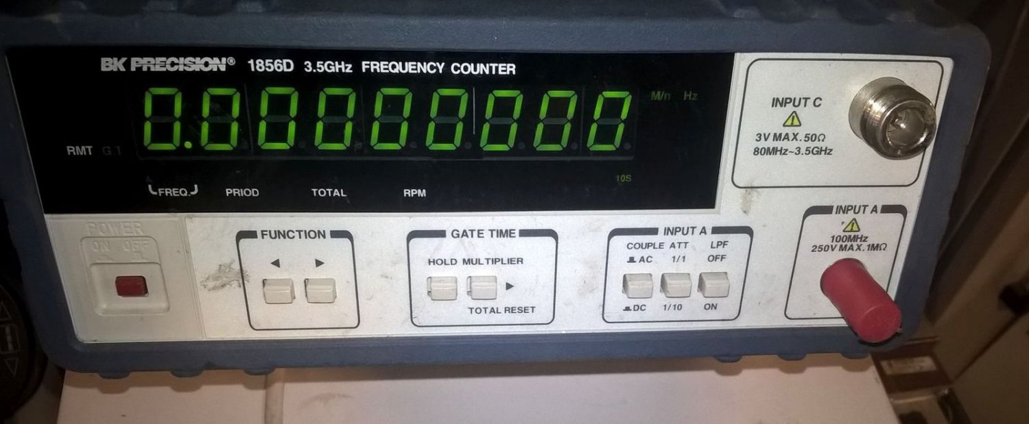 BK Precision 1856D 3.5 GHz Frequency Counter 3.5 GHz Frequency Counter