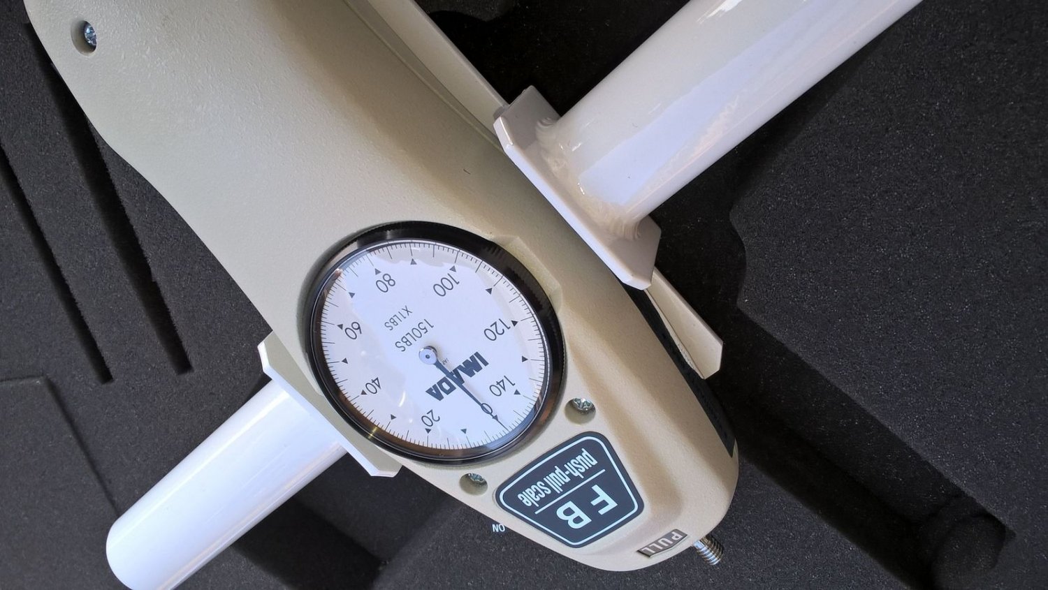 Imada FB-150 Push/Pull Mechanical Force Gauge, Capacity 150 lbs, scale ...