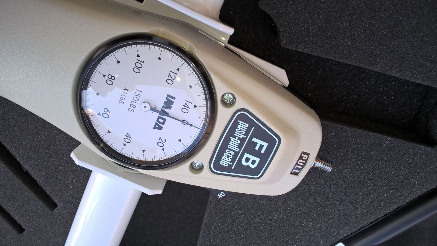 Imada FB-150 Push/Pull Mechanical Force Gauge, Capacity 150 lbs, scale ...