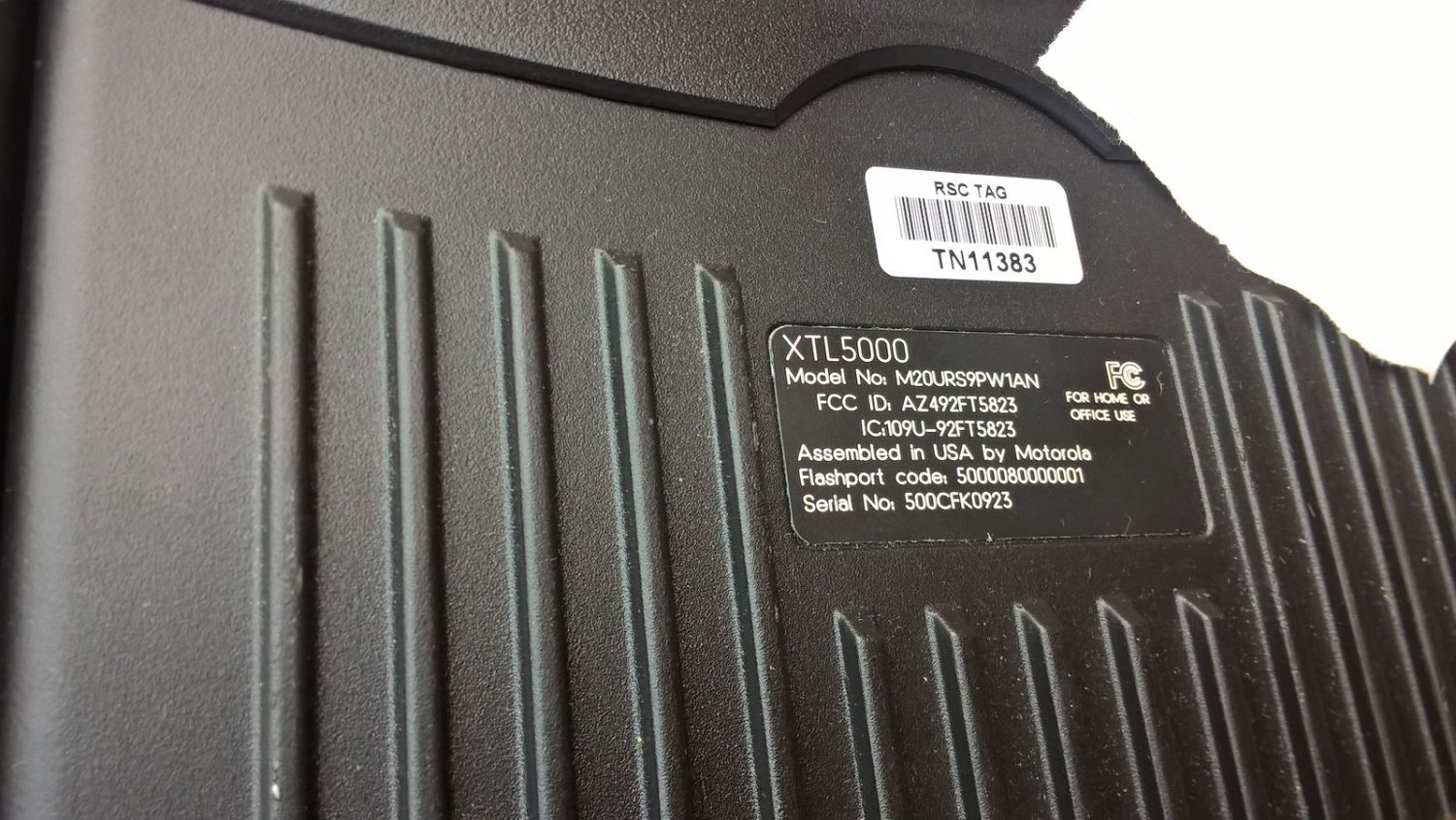 Motorola Astro XTL5000 M20URS9PW1AN 700/800MHZ UHF Digital Radio XTL 5000