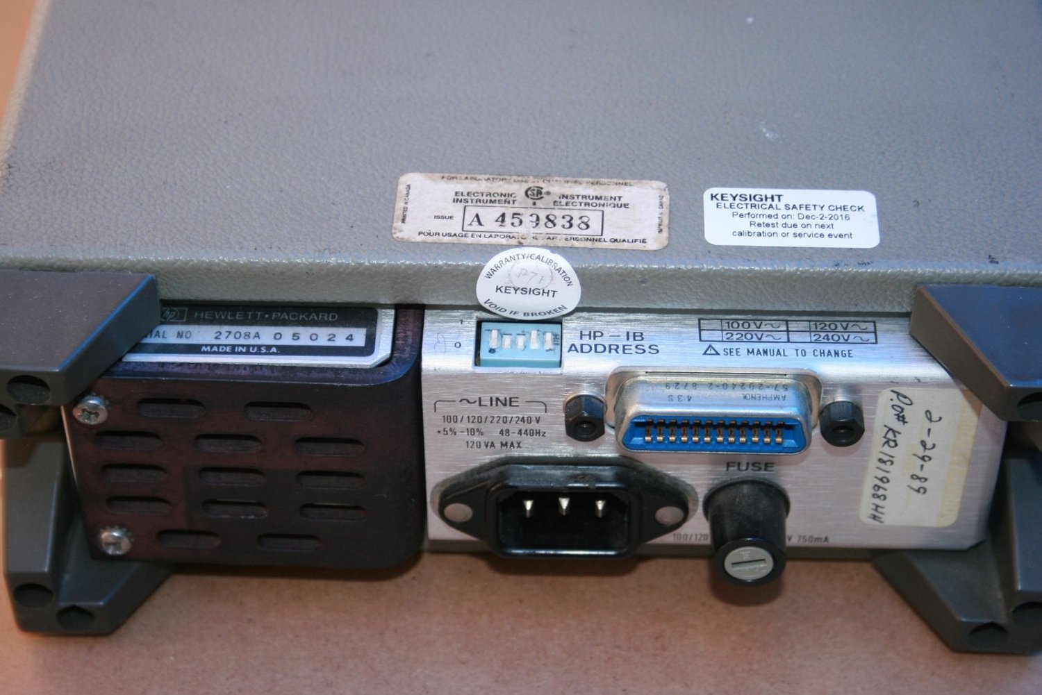 HP Agilent Keysight 8116A Pulse / Function Generator 50MHz w/ HPIB GPIB ...