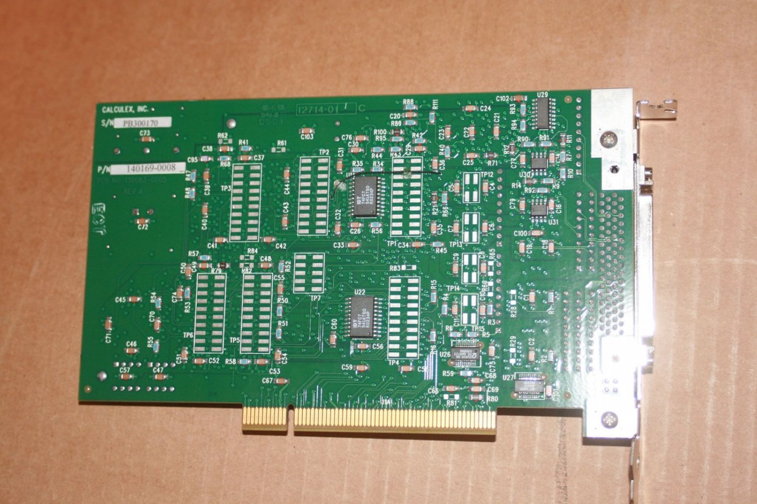 CALCULEX DTI-201 PCI Bus Interface (PBIF) Card for Ampex DCRsi/ Metrum ...