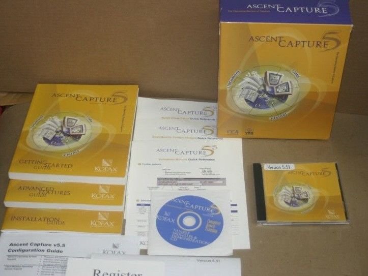 Kofax Ascent Capture 5/5.5 unlimited Scans License Key Dongle Parallel