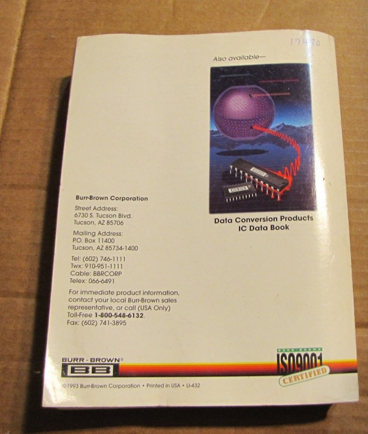 Burr-Brown 1996/1997 Linear Products IC Data Book