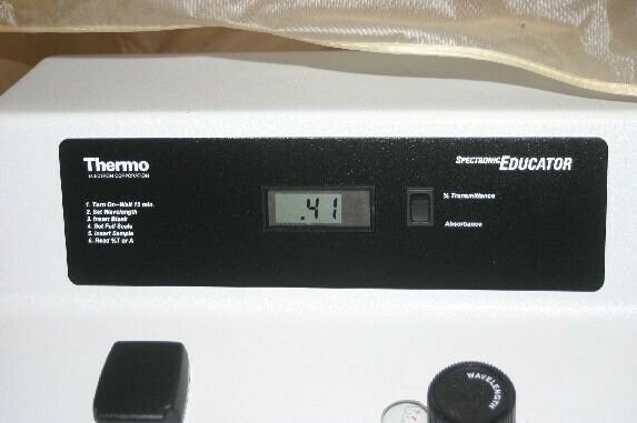 Thermo SPECTRONIC Educator Digital SPECTROPHOTOMETER 333142 333143