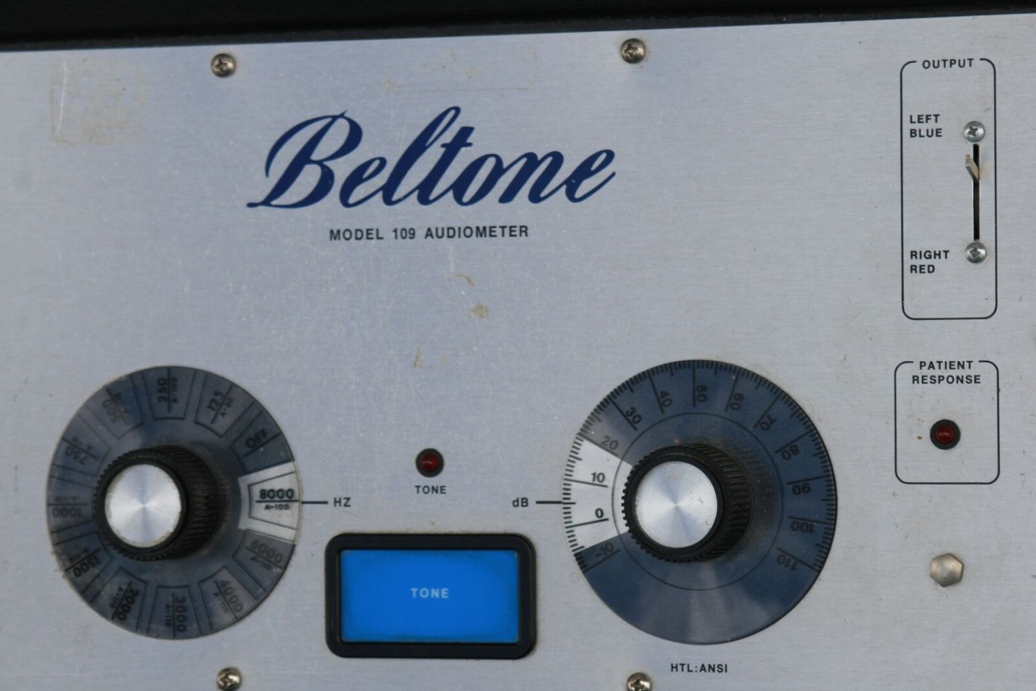 BELTONE Screening AUDIOMETER MODEL 109 Hearing Tester
