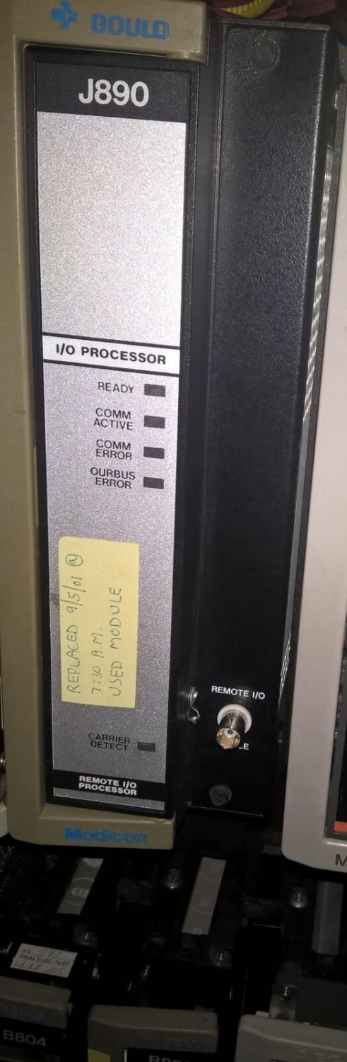 AEG Gould Schneider Modicon AS-J890-001 Remote I/O Processor Module AS ...