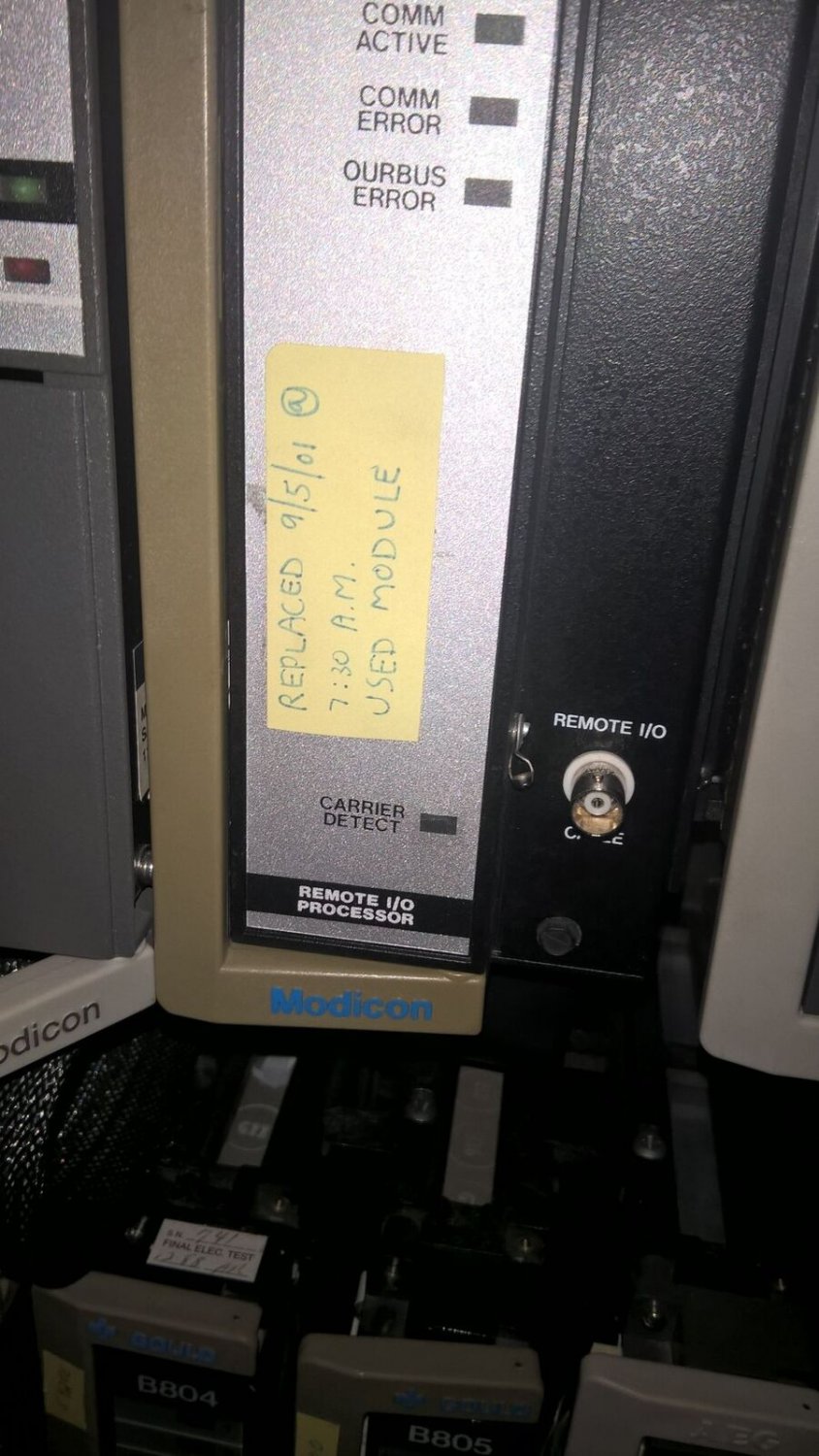 AEG Gould Schneider Modicon AS-J890-001 Remote I/O Processor Module AS ...