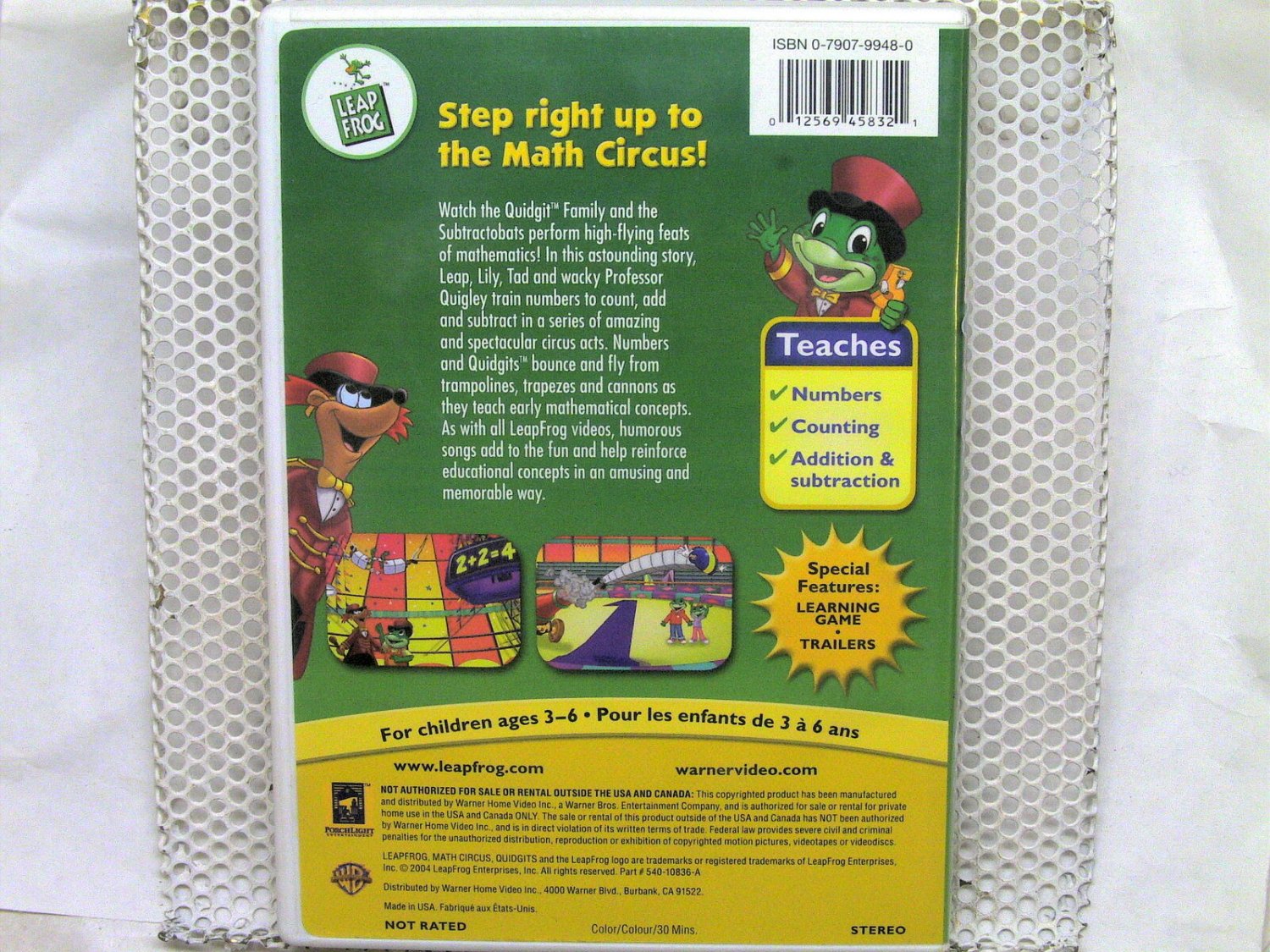 LeapFrog: Math Circus (DVD)
